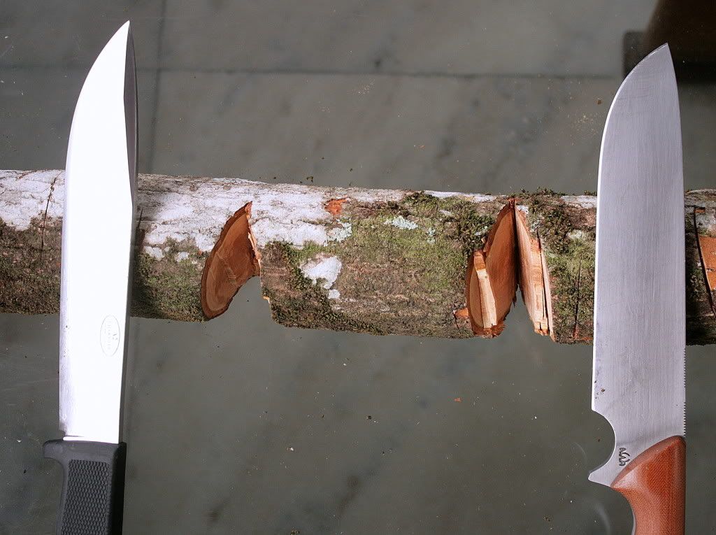 NWA Woodsman vs. Fallkniven A2 | BladeForums.com