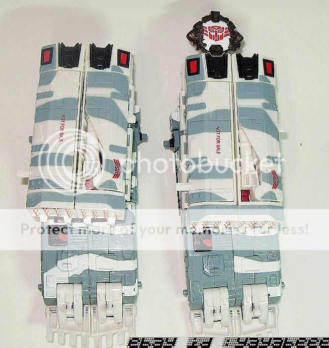 Botcon Flak NFS and Proto/Sample - 2 faces w/ goggles w/o, which will ...