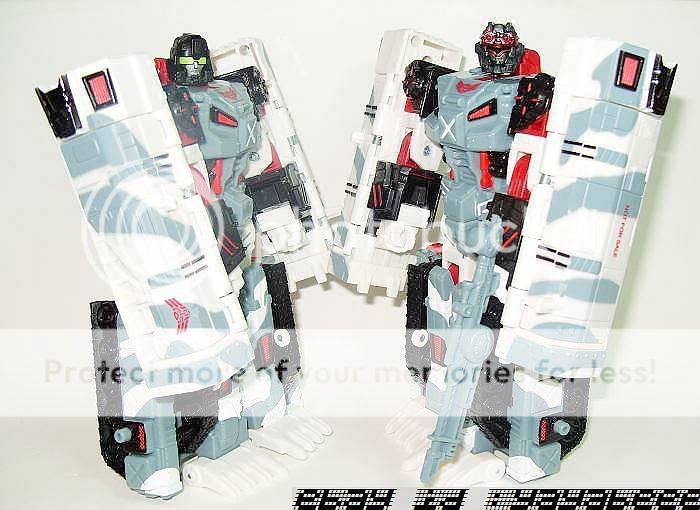 Botcon Flak NFS and Proto/Sample - 2 faces w/ goggles w/o, which will ...